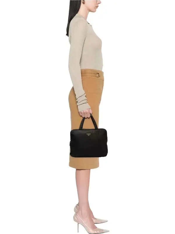 Prada Tessuto Handbag - Black