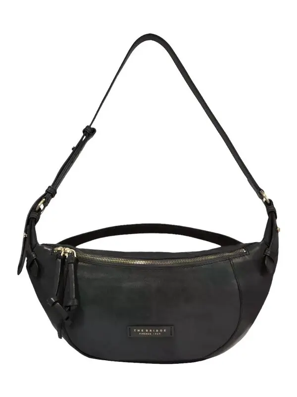 THE BRIDGE Unica Leather Belt Bag - Black