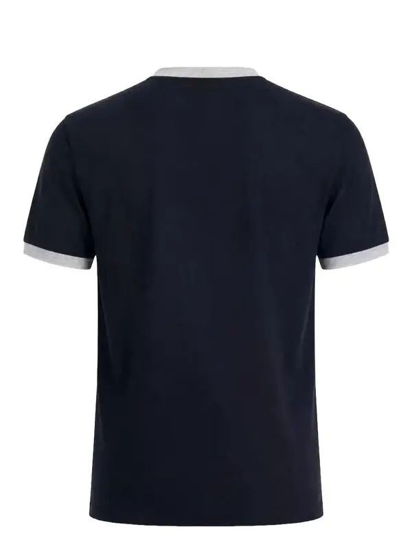 FRADI Contrast-trim T-shirt - Blue