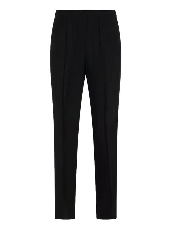 Fabiana Filippi Beaded Tab Elasticated Waist Trousers - Black