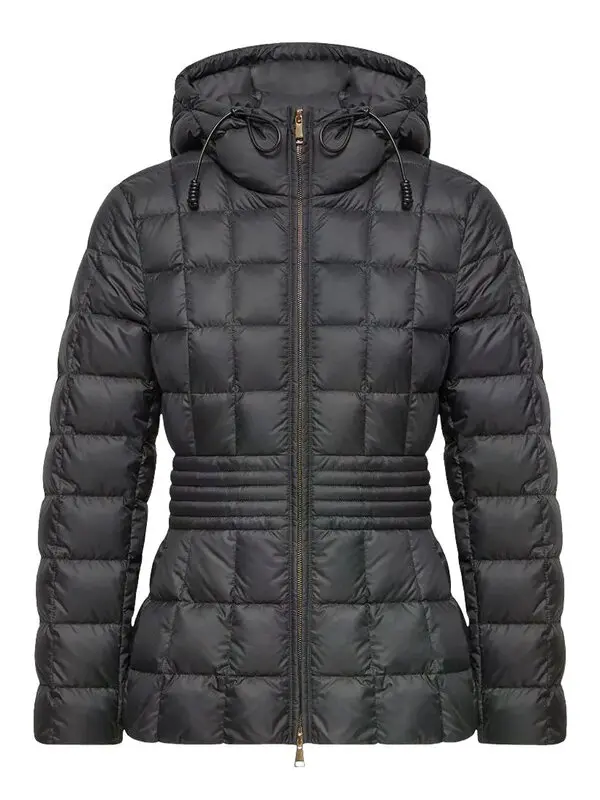Moncler Engoulevent Square-quilted Hooded Jacket - Black
