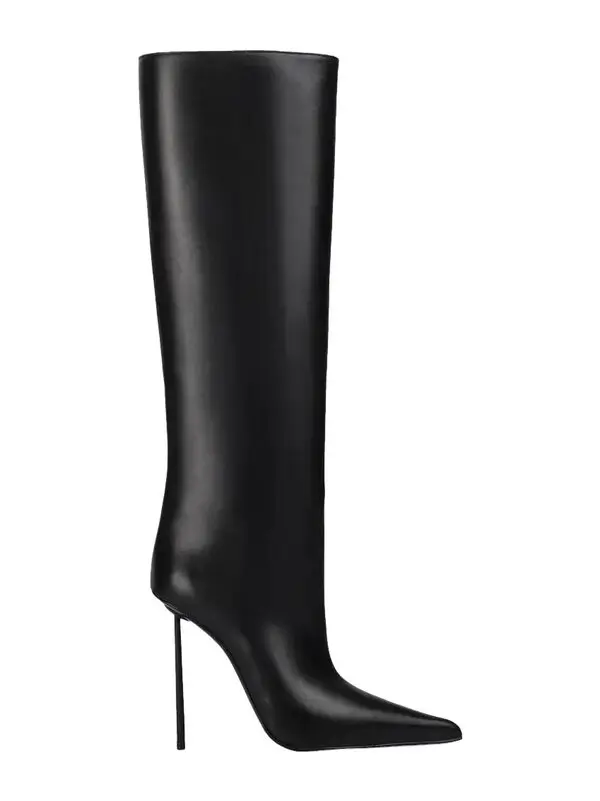 LE SILLA Amelia Leather Boots - Black