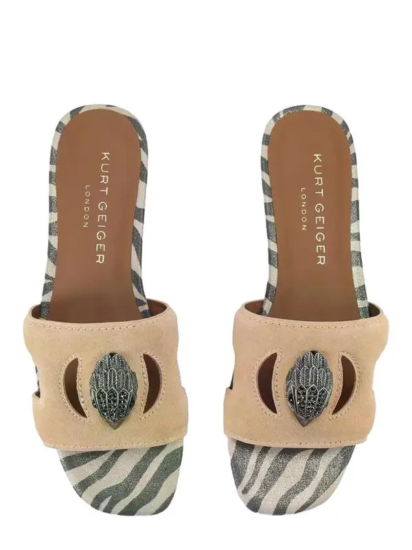 Kurt Geiger Eagle-head Slides - Neutrals