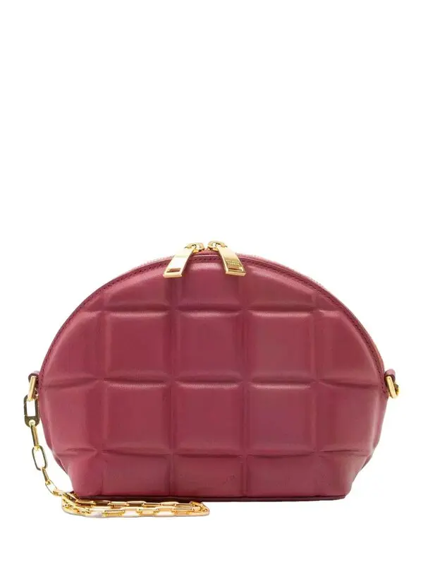 Bottega Veneta Mini Half Moon Cross Body Bag - Pink