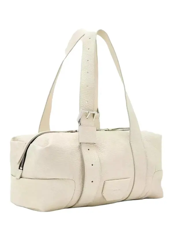 ALLSAINTS Buckle-detail Leather Shoulder Bag - Neutrals