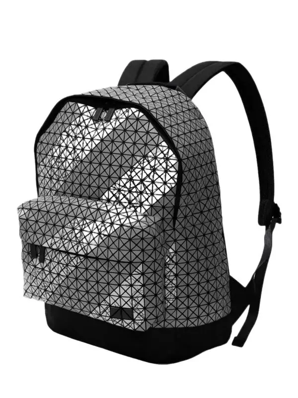 Issey Miyake Geometric-panelled Backpack - Grey