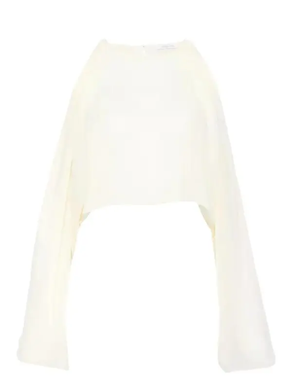 Patrizia Pepe Halterneck Cape Scarf - Neutrals