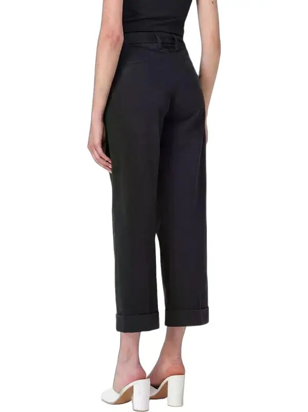 RE-HASH Turn-up Croped Trousers - Grey