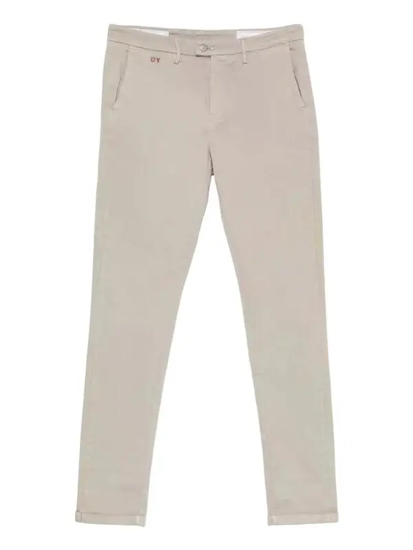 TRAMAROSSA Luis Logo-patch Button-fastening Trousers - Neutrals