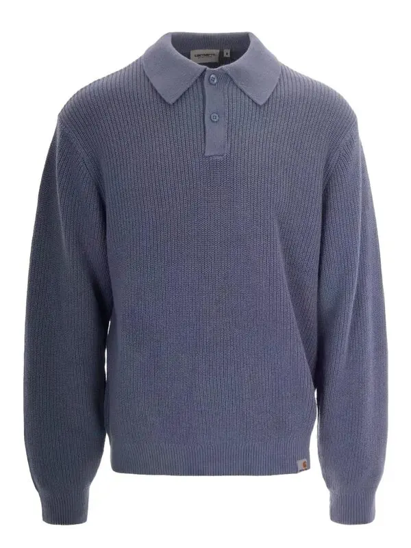 Carhartt Work In Progress Miles Long-sleeved Polo Shirt - Blue