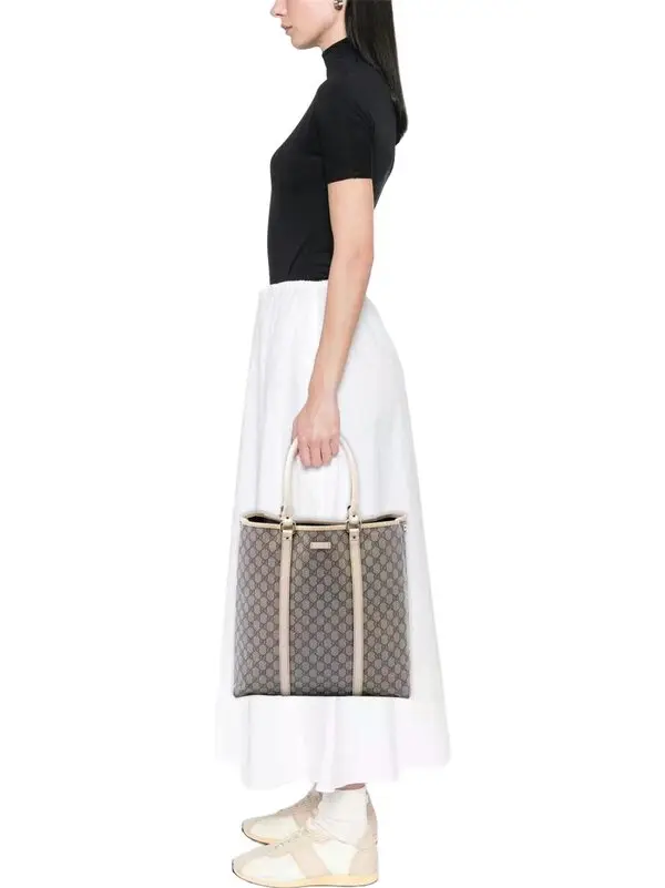 Gucci Gg Supreme Joy Vertical Tote Bag - Neutrals