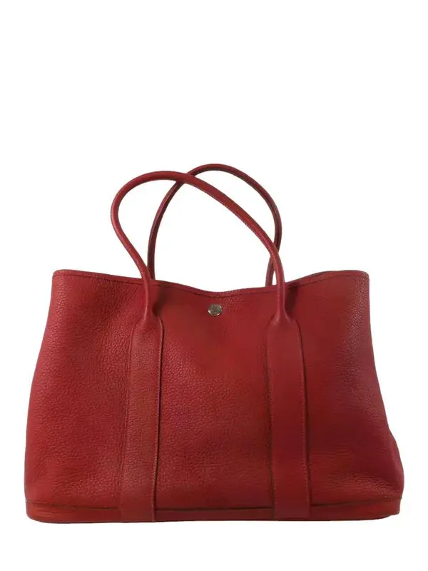 Hermès Pm Garden Party Leather Tote Bag - Red