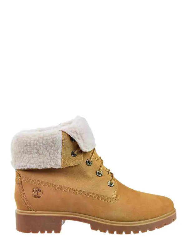 Timberland Jayne Waterproof Fleece Fold-down Boot - Neutrals