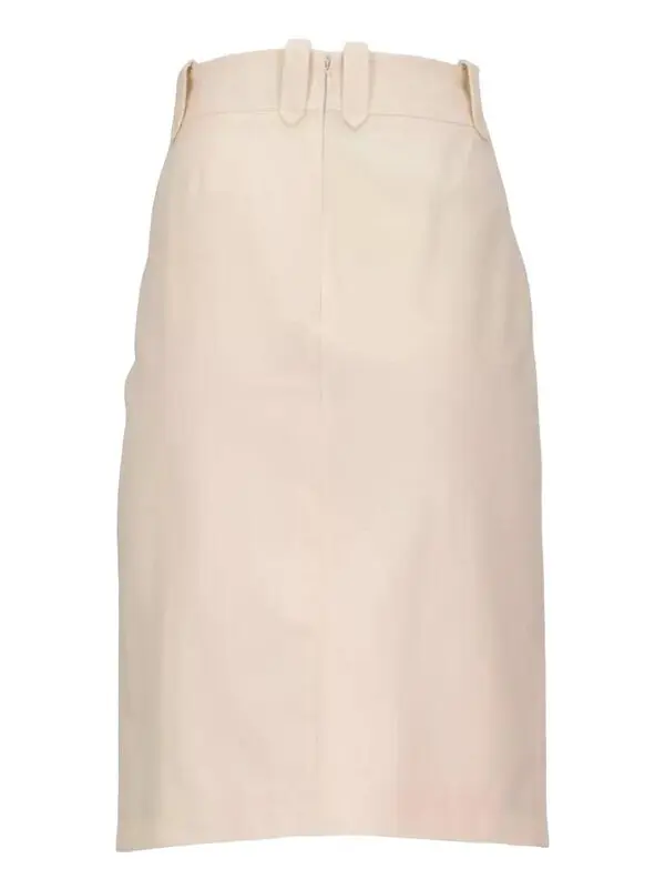 TOM FORD Zip-pocket Midi Skirt - Neutrals