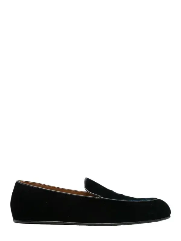 TOM FORD Piped Velvet Loafers - Blue