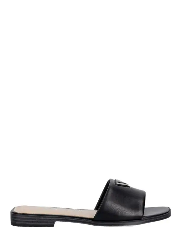Guess Ramlan Logo-plaque Slides - Black