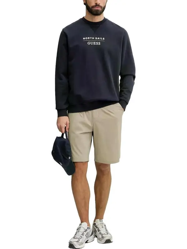 Guess Logo Print Sweatshirt - Blue