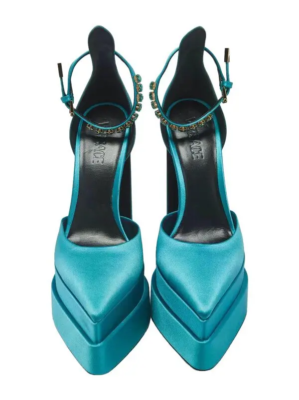 Versace Platform Pumps - Blue