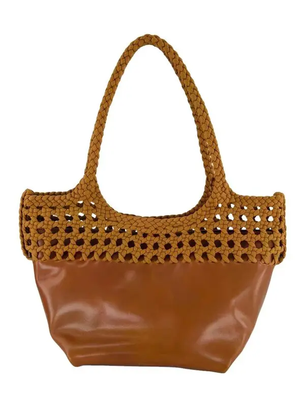 Hereu Elma Braided Shoulder Bag - Brown