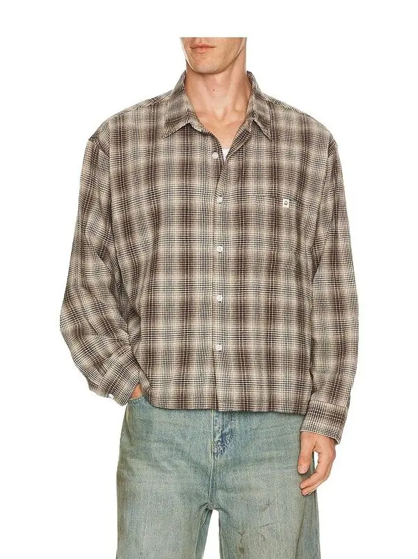 DRMERS CLUB Flannel Shirt In . Also - Black