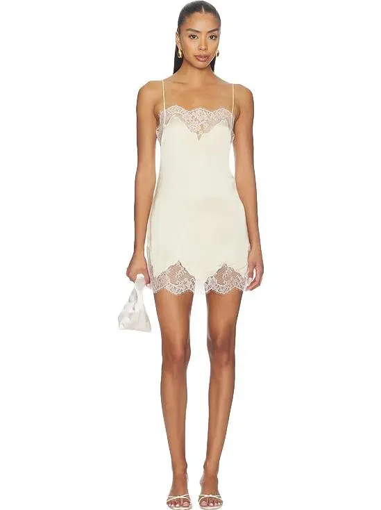 L'academie Geneia Mini Dress - Yellow