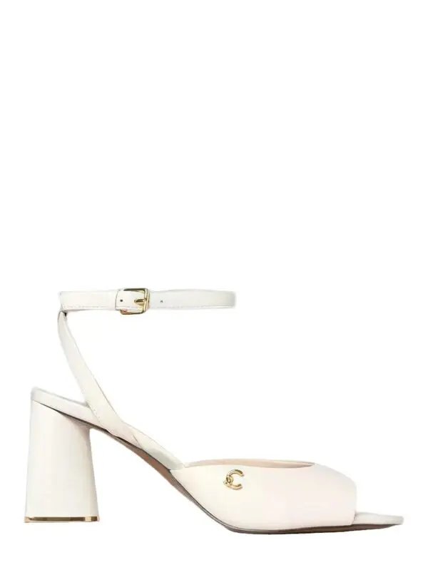 COCCINELLE C-everyday Ankle-strap Sandals - White