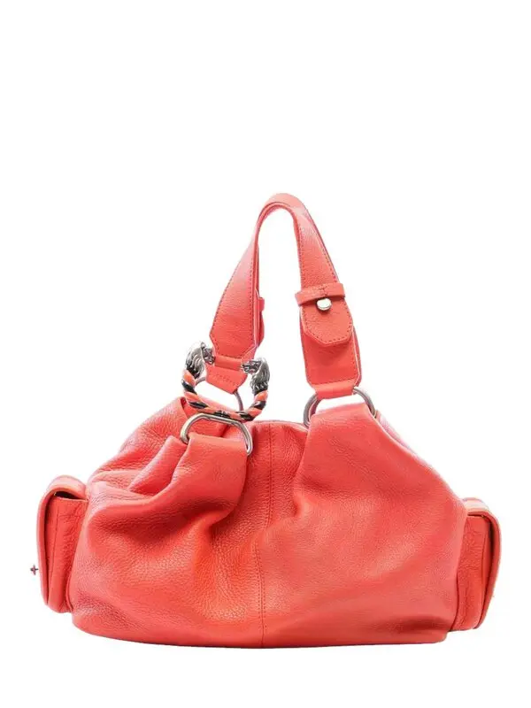 BVLGARI Coral Leather Leoni Handbag - Pink