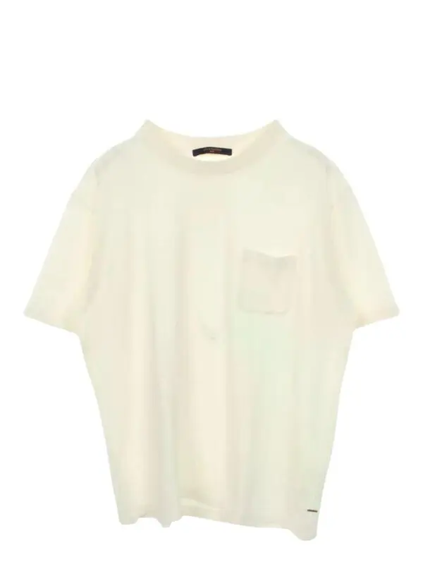 LOUIS VUITTON 2010s Damier Pocket T-shirt - Neutrals