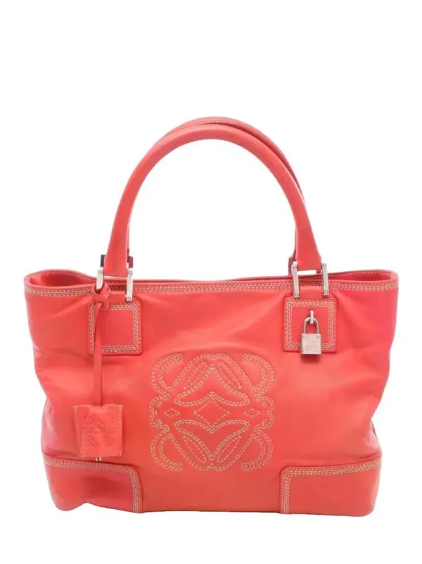 Loewe Amazona Fusta Handbag - Red