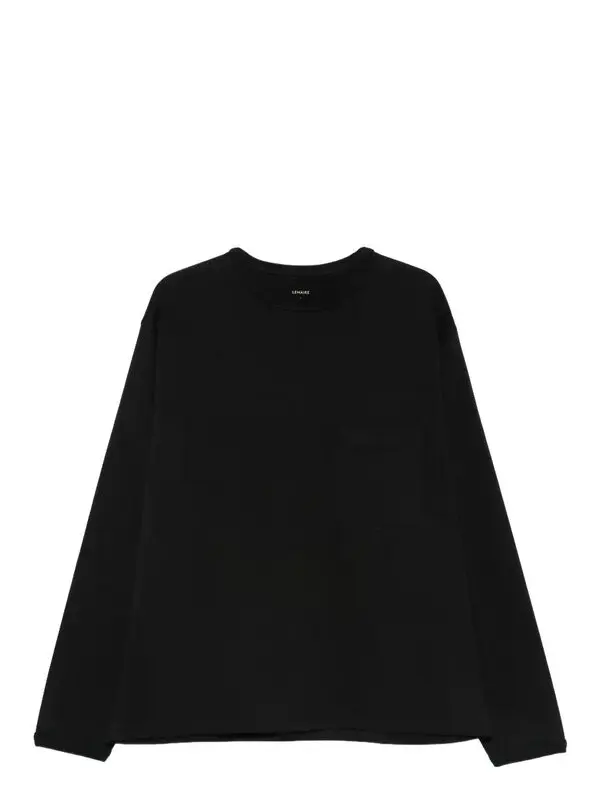 LEMAIRE Chest-pocket Sweatshirt - Black