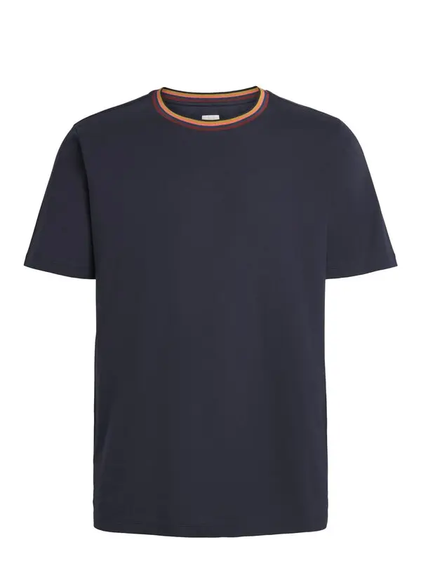 Paul Smith Cotton Artistic Trim T-shirt - Grey