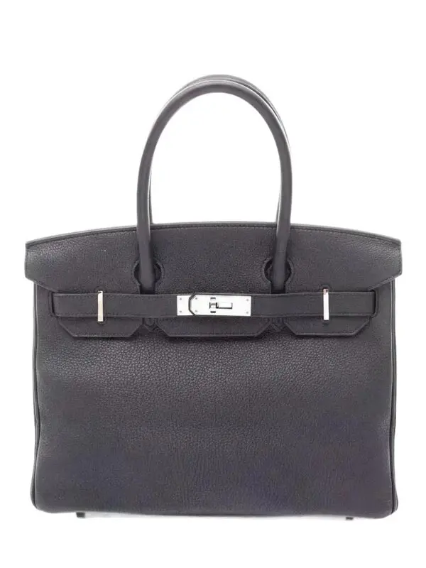Hermès Silver Hardware Handbag - Grey