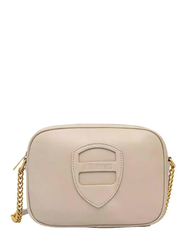 BLAUER. Logo Plaque Chain-link Shoulder Bag - Neutrals
