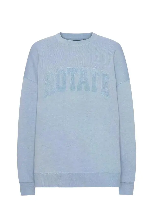 ROTATE BY BIRGER CHRISTENSEN Crewneck Heavy Sweatshirt - Blue