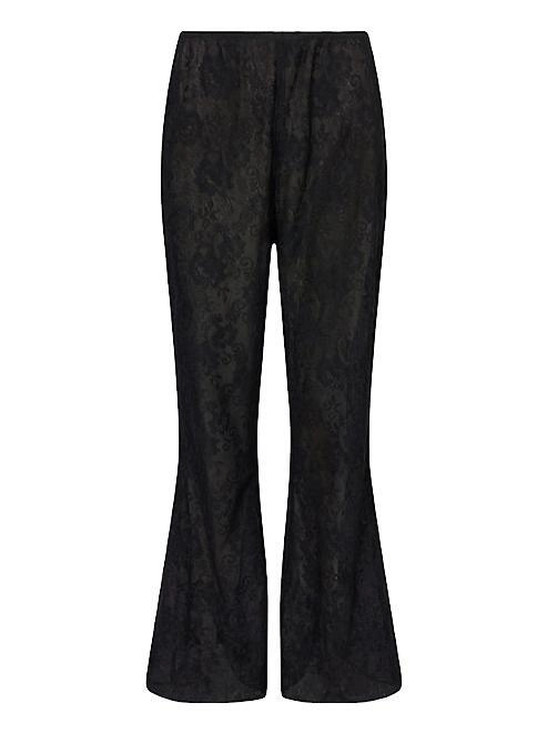 Dissh Anya Lace Woven Trousers - Black