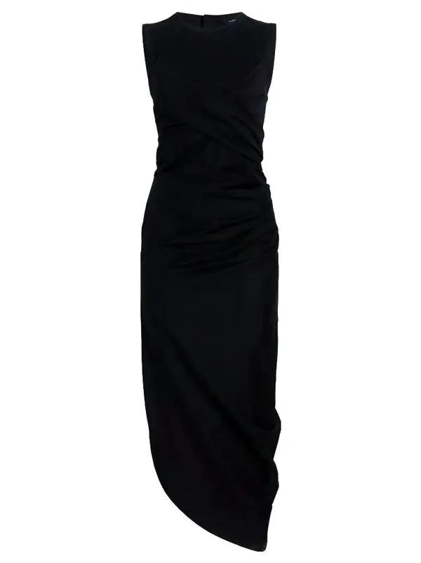Proenza Schouler Zafira Dress In Mercerised Cotton Jersey - Black