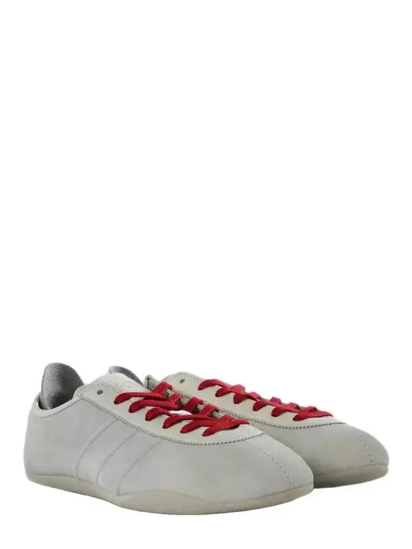 Y3 Tokyo Suede Finish Logo Print Sneakers - Neutrals