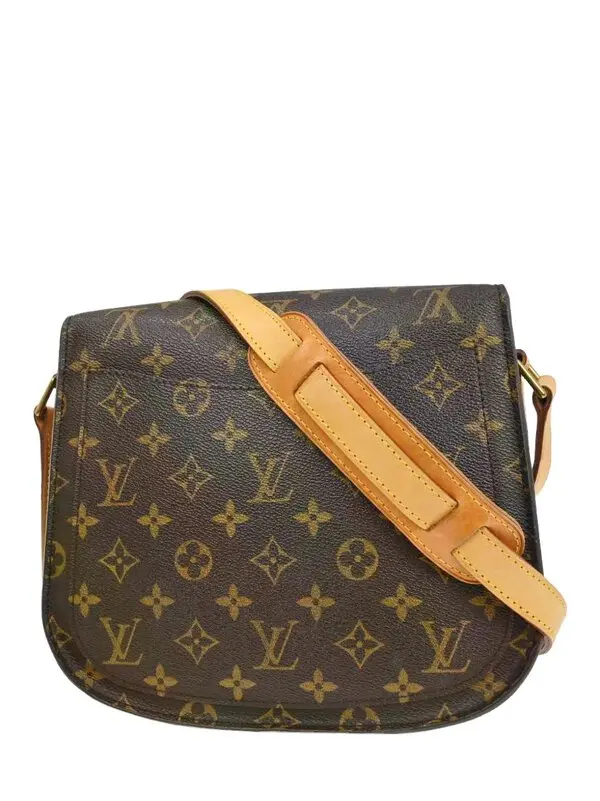 LOUIS VUITTON Monogram Saint Cloud Gm Shoulder Bag - Brown