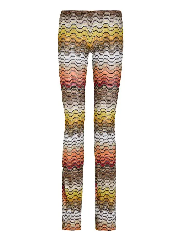 Missoni Zigzag Knit Beach Trousers - Black