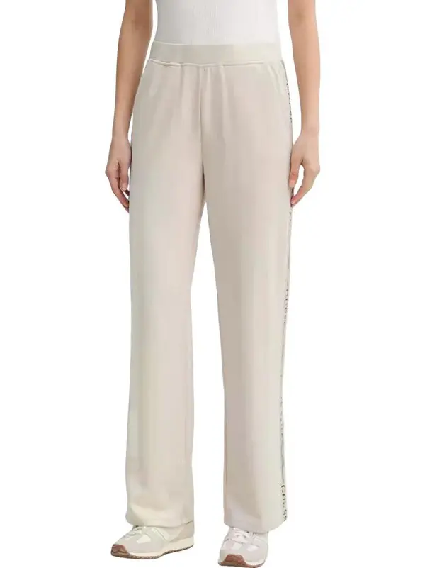 Guess Logo Tape Track Pants - Neutrals