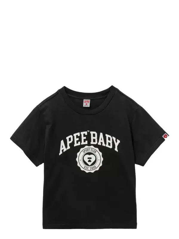 AAPE BY *A BATHING APE Apee™ A Bathing Ape® Logo Print T-shirt - Grey