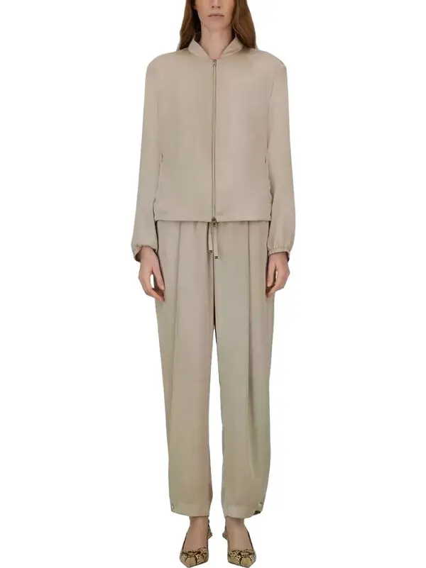 Herno Zip-fastening Bomber Jacket - Neutrals