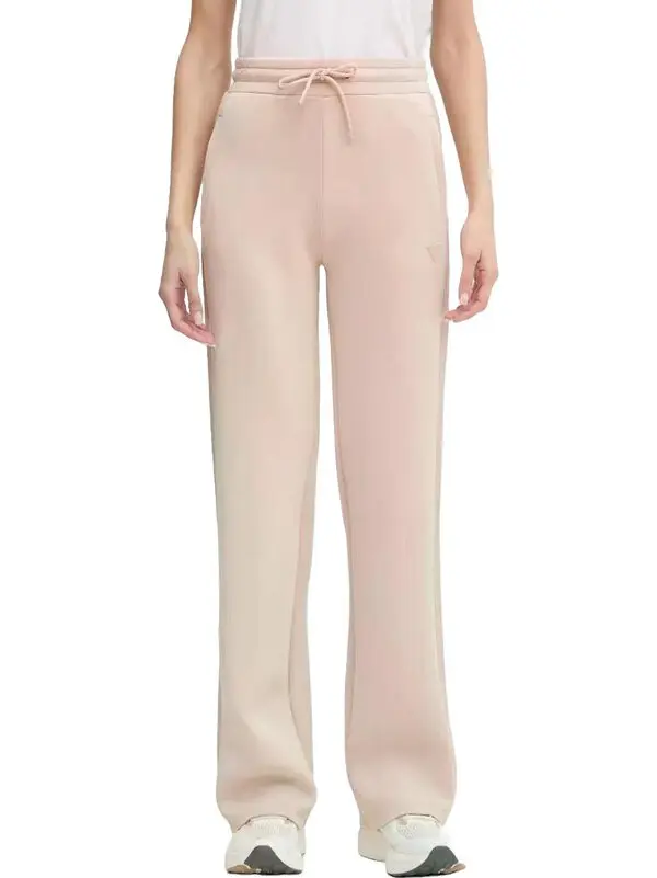 Guess Logo-embossed Drawstring Track Pants - Neutrals