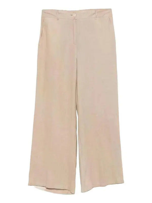PENNYBLACK Tailored Belted Trousers - Neutrals