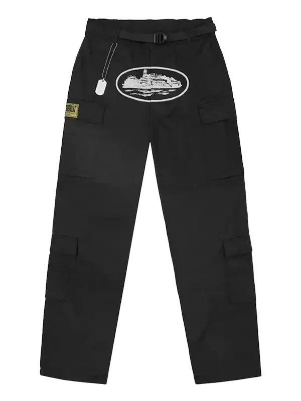 CORTEIZ Alcatraz Cargo Pants - Black