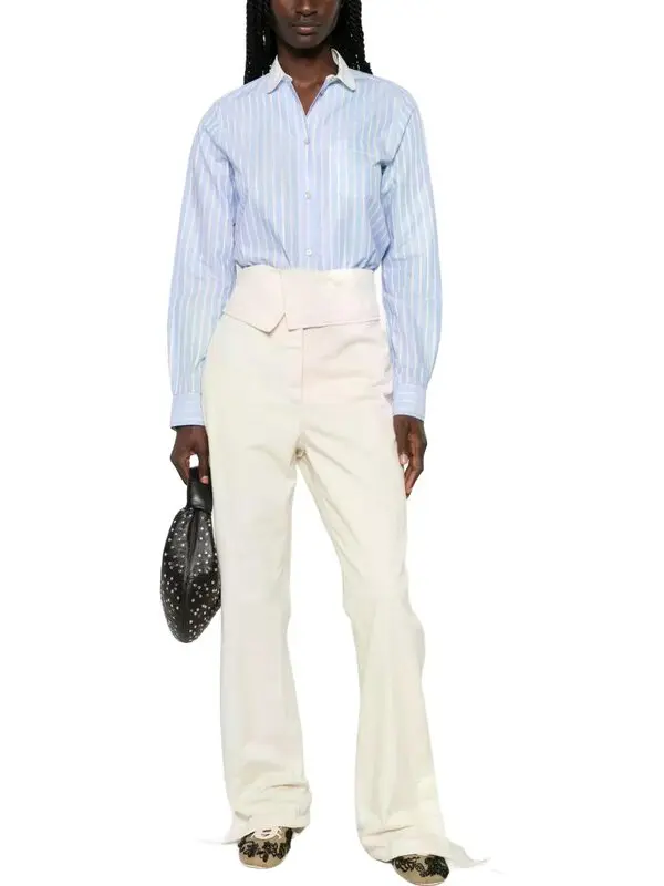 FORTE_FORTE Striped Shirt - Blue