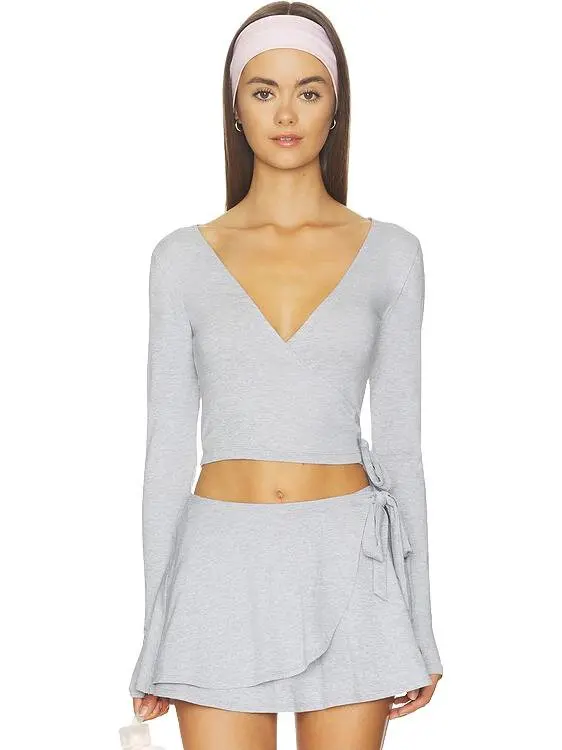 WELLBEING + BEINGWELL Loungewell Light Turner Wrap In . Also - Grey