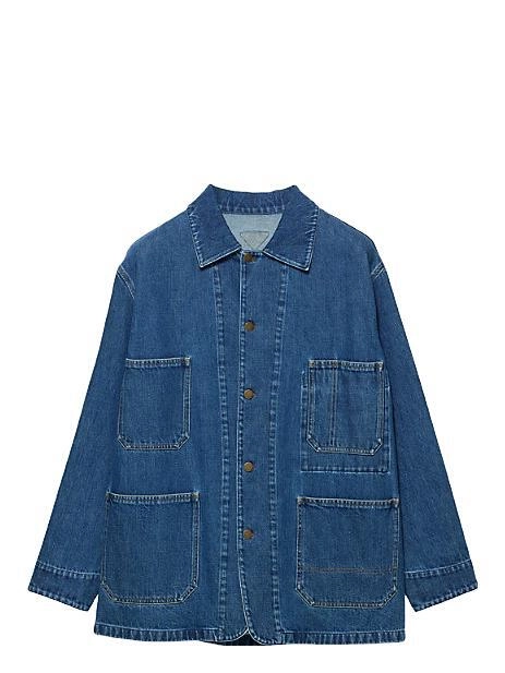 Prada Boxy-fit Denim Jacket - Blue