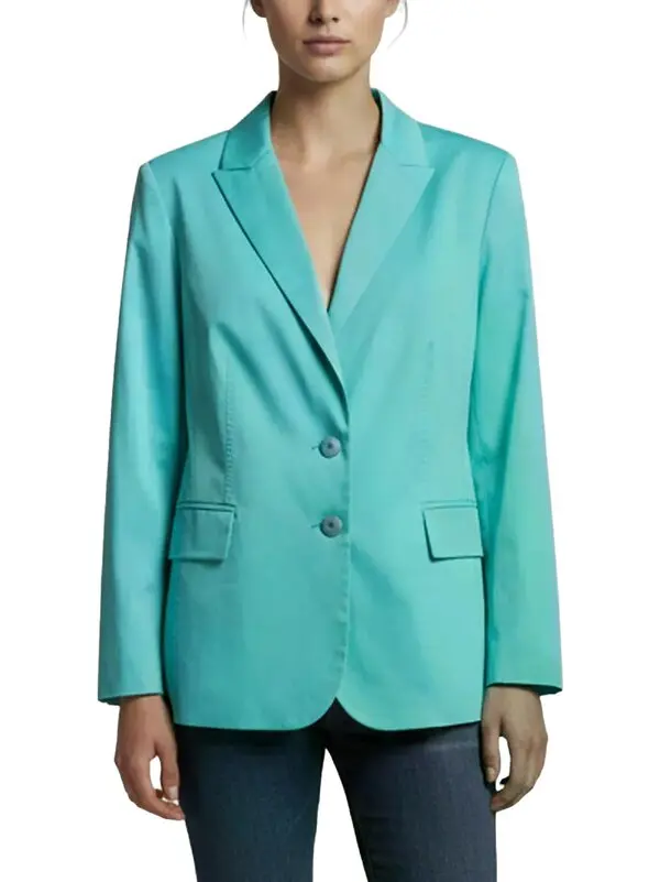 Marina Rinaldi Sateen Blazer - Blue