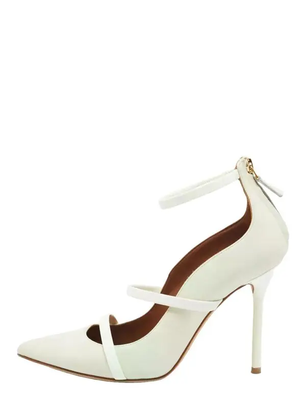 MALONE SOULIERS Robyn Triple-strap Pumps - Neutrals